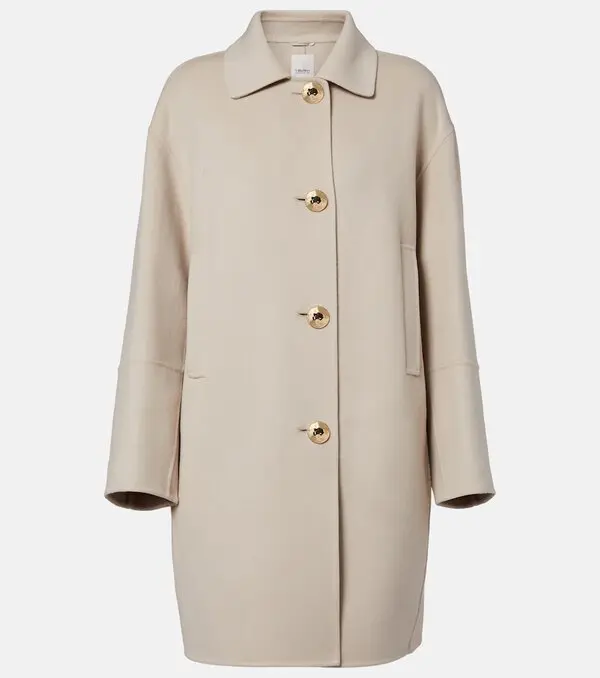 Max Mara Virgin Wool Coat - Beige