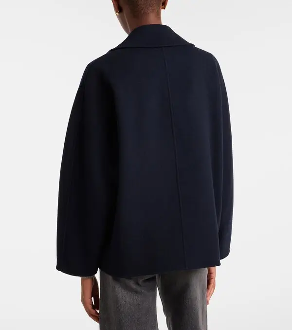 Max Mara Virgin Wool Coat - Blue