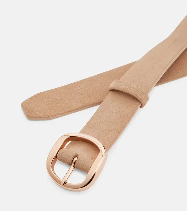 Gabriela Hearst Elster Suede Belt