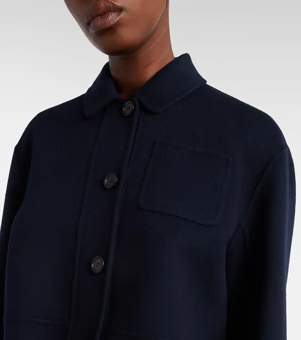 Max Mara Virgin Wool Jacket - Blue