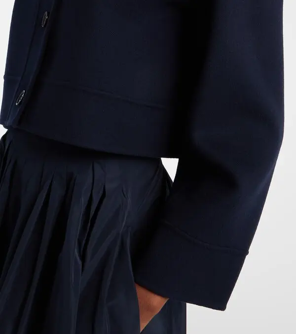 Max Mara Virgin Wool Jacket - Blue