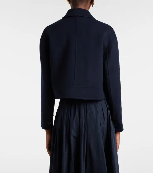 Max Mara Virgin Wool Jacket - Blue