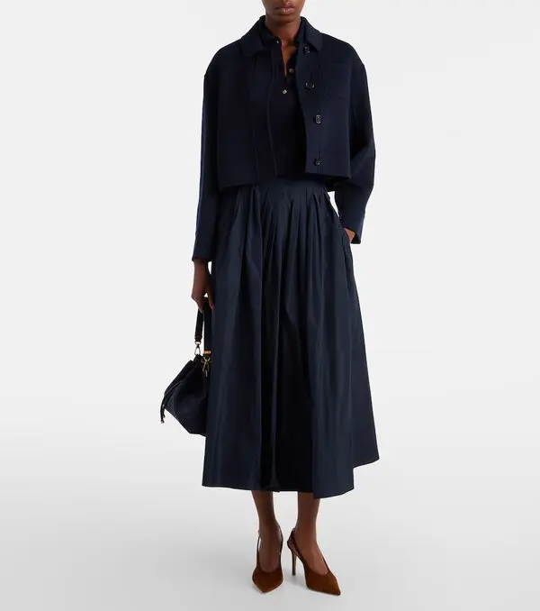 Max Mara Virgin Wool Jacket - Blue