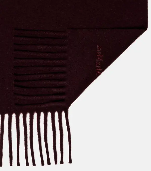 Max Mara Logo Wool Scarf