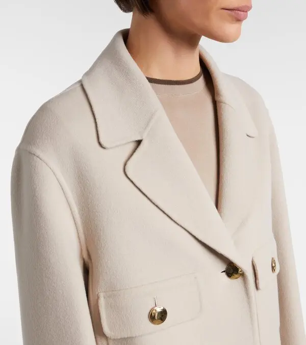 Max Mara Virgin Wool Jacket - Beige
