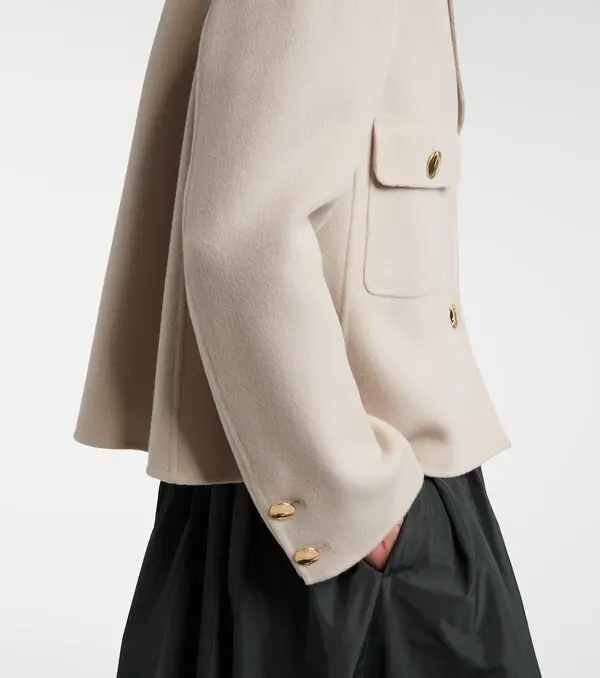 Max Mara Virgin Wool Jacket - Beige