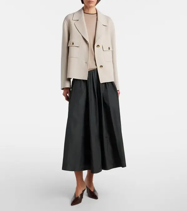 Max Mara Virgin Wool Jacket - Beige