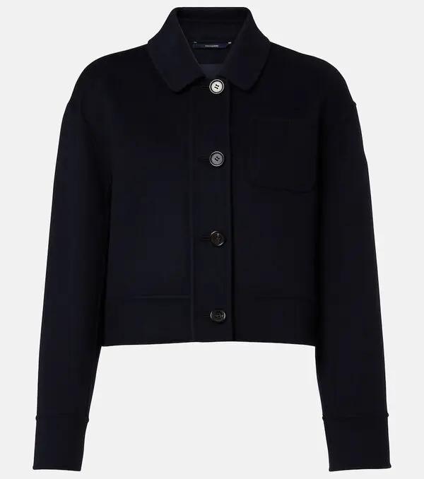 Max Mara Virgin Wool Jacket - Blue
