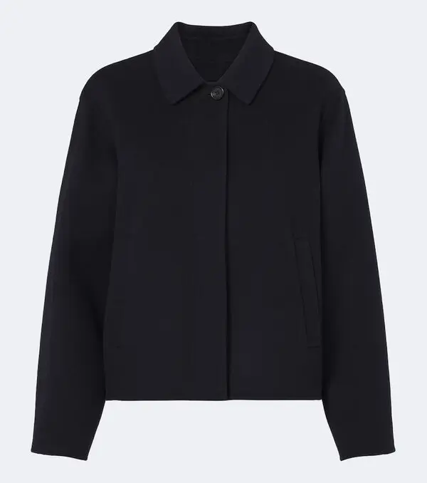 Max Mara Virgin Wool Jacket - Blue