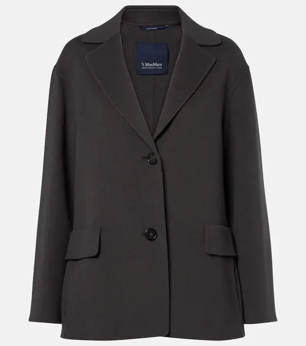 Max Mara Virgin Wool Jacket - Grey