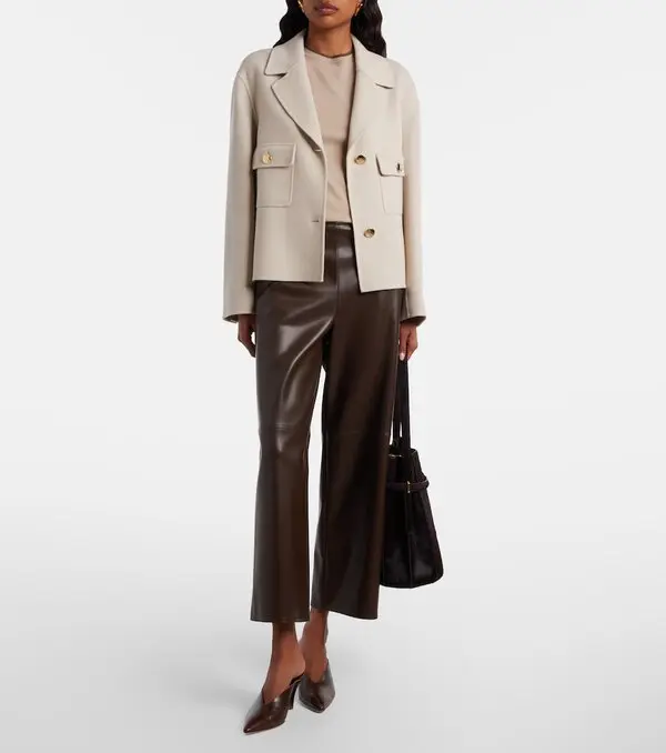 Max Mara Wide-leg Pants In Dark