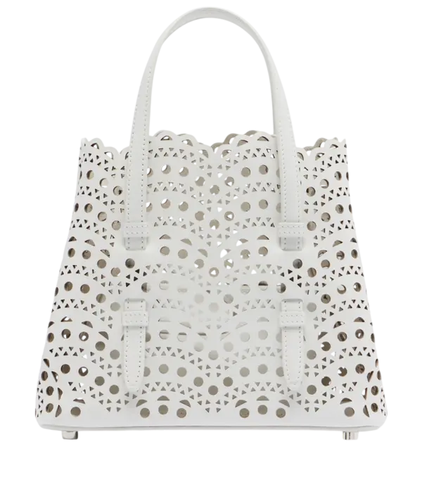 Alaïa Vienne Leather Top-handle Bag - White