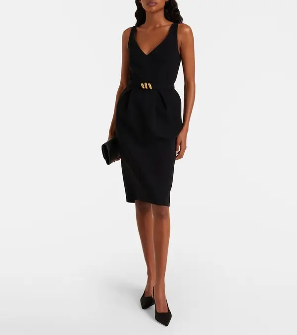 Max Mara Satin Slingback Pumps