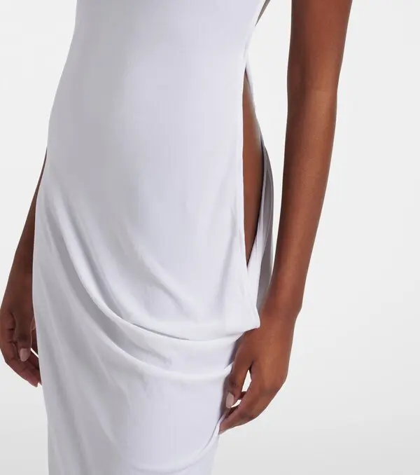 Jacquemus The Sole Cutout Jersey Midi Dress