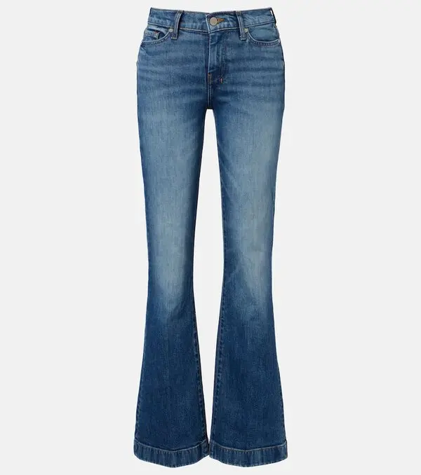 7 For All Mankind Dojo Flared Jeans - Blue
