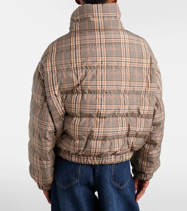 Brunello Cucinelli Checked Down Jacket