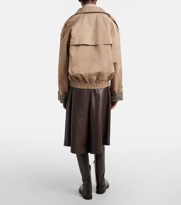 Brunello Cucinelli Leather Bermuda Shorts