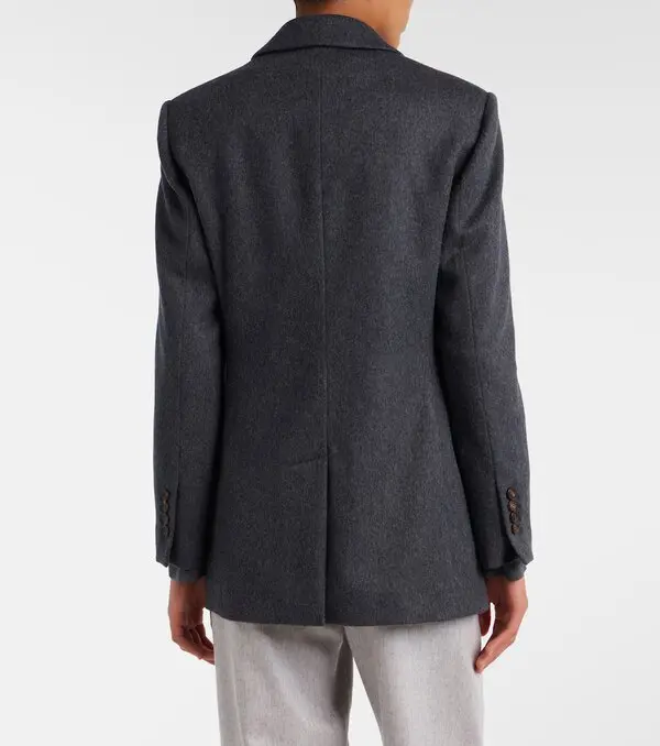 Brunello Cucinelli Double-breasted Wool Jacket