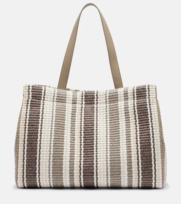 Brunello Cucinelli Monili Medium Tote Bag - Grey