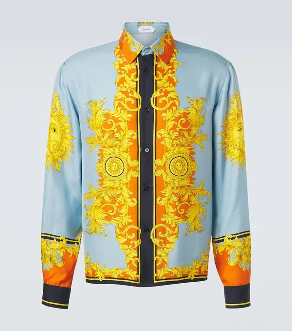 Versace Printed Silk Shirt - Multicoloured