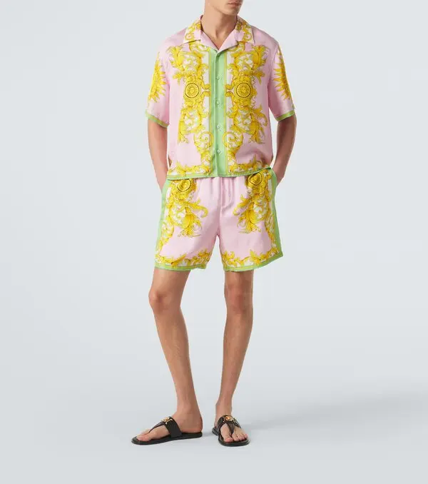 Versace Printed Silk Shirt - Multicoloured