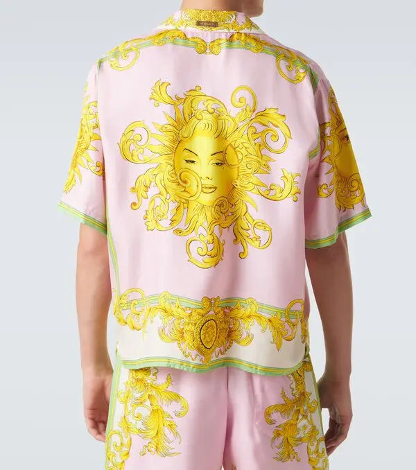 Versace Printed Silk Shirt - Multicoloured