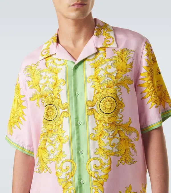Versace Printed Silk Shirt - Multicoloured