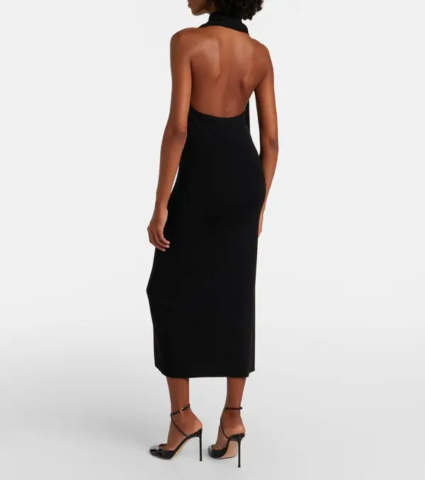 Altuzarra Mitchell Scarf-detail Midi Dress - Black