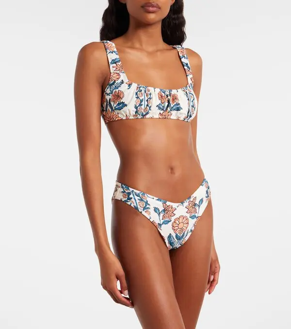 MONTCE Zoe Floral Bikini Top - Multicoloured