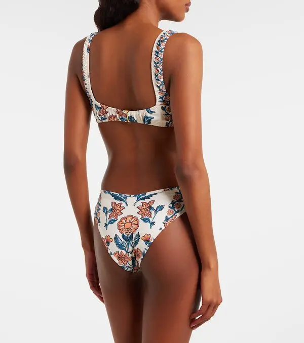 MONTCE Zoe Floral Bikini Top - Multicoloured