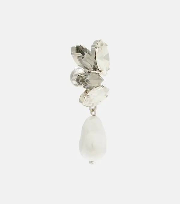 Erdem Embellished Faux Pearl Drop Earrings