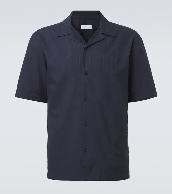 Sunspel Striped Cotton Shirt