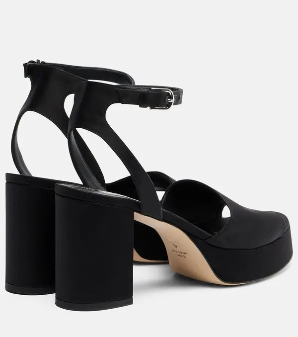 TOTEME Satin Platform Sandals