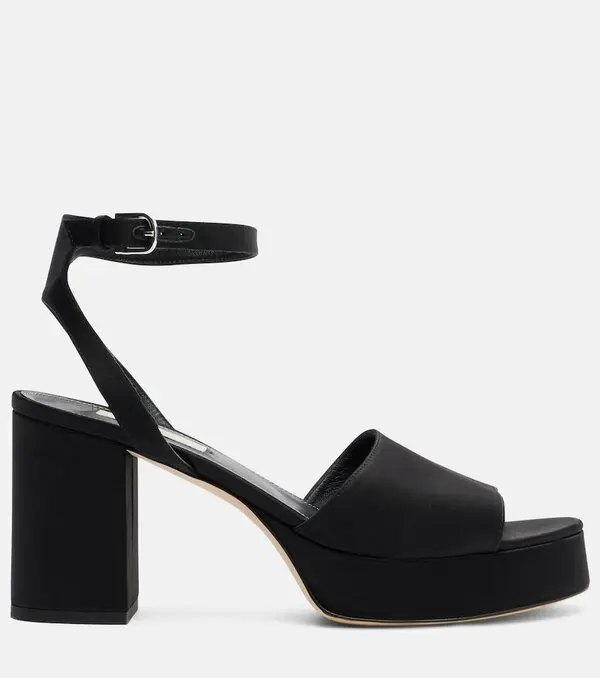 TOTEME Satin Platform Sandals