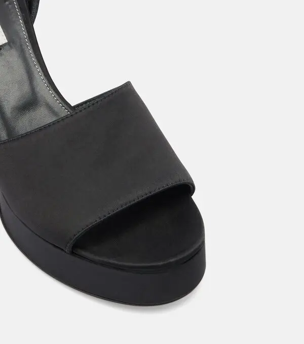 TOTEME Satin Platform Sandals
