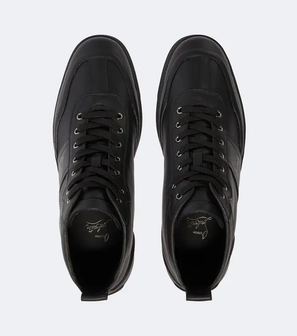 CHRISTIAN LOUBOUTIN Leather Retero High-top Sneakers