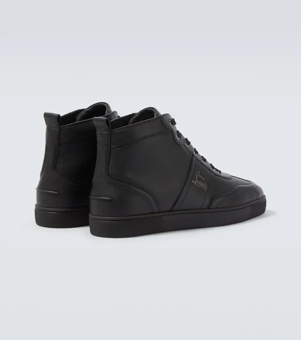 CHRISTIAN LOUBOUTIN Leather Retero High-top Sneakers