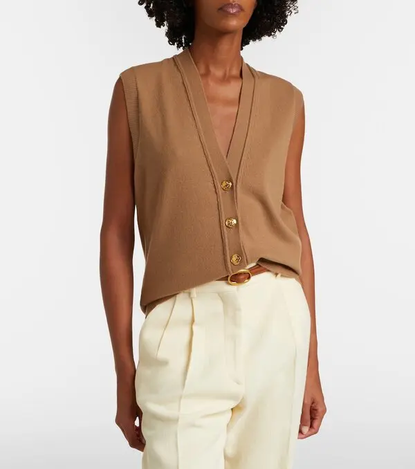BLAZÉ MILANO Wool And Cashmere Vest