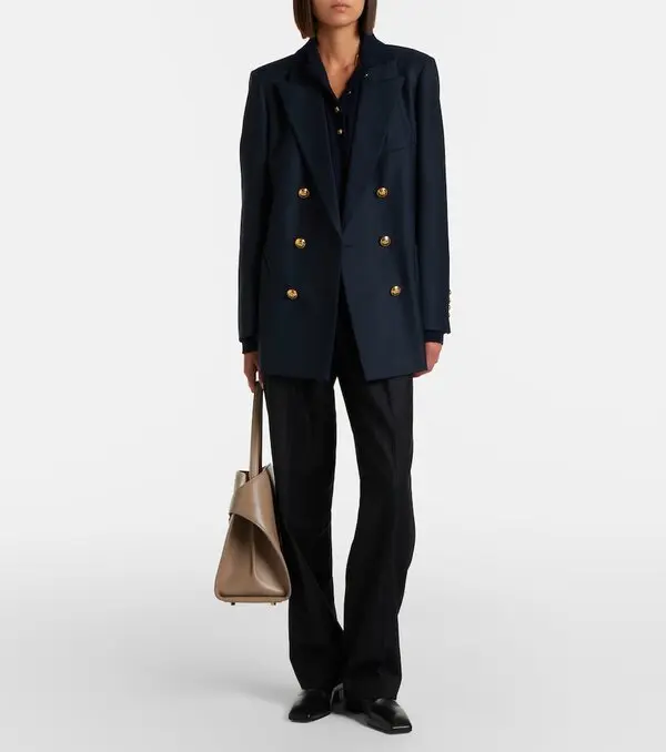 BLAZÉ MILANO Highland Wool And Cashmere Polo Sweater