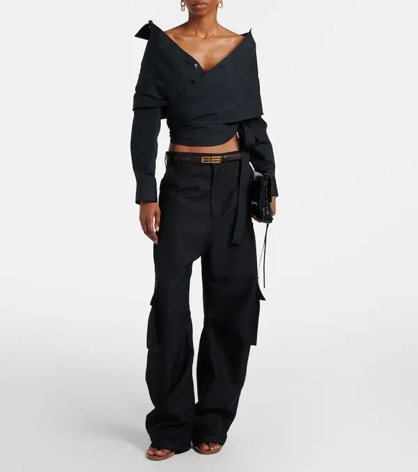 Balenciaga Wool Cargo Pants