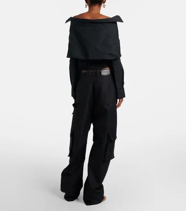 Balenciaga Wool Cargo Pants