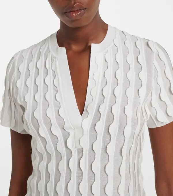 Simkhai V-neck Knitted Top