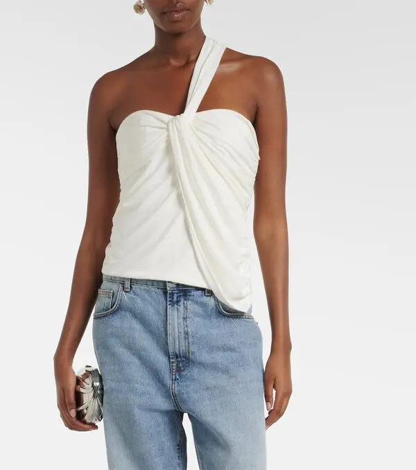 Simkhai Draped Jersey Top