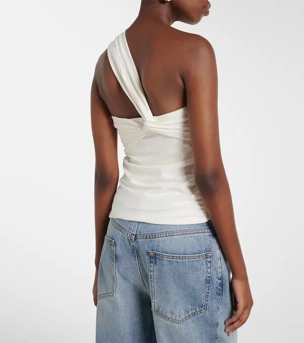 Simkhai Draped Jersey Top
