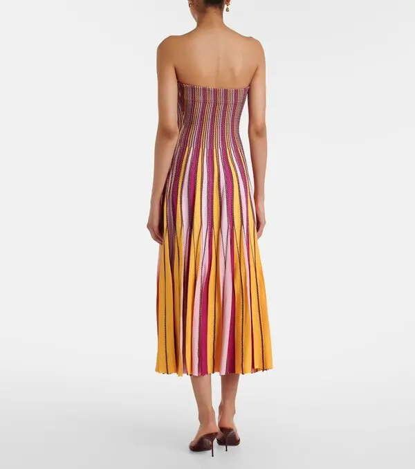 Simkhai Soleil Striped Midi Dress - Multicoloured