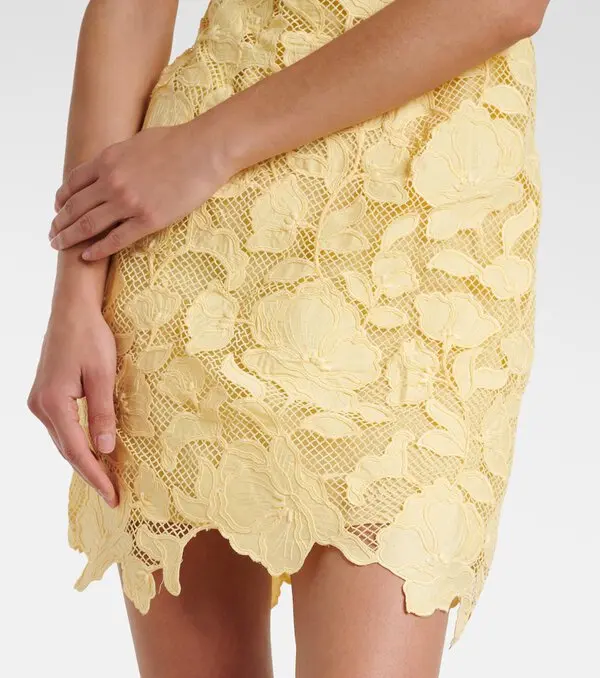 Simkhai Marigolde Lace Mini Dress