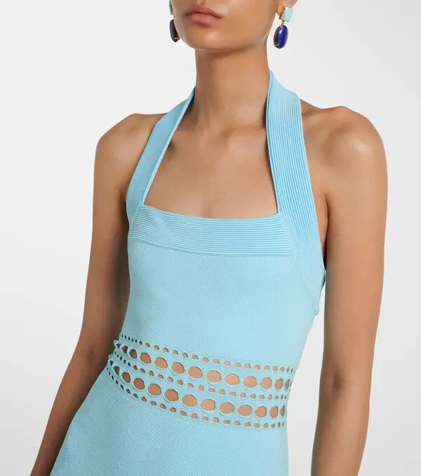 Simkhai Blayne Open-knit Midi Dress