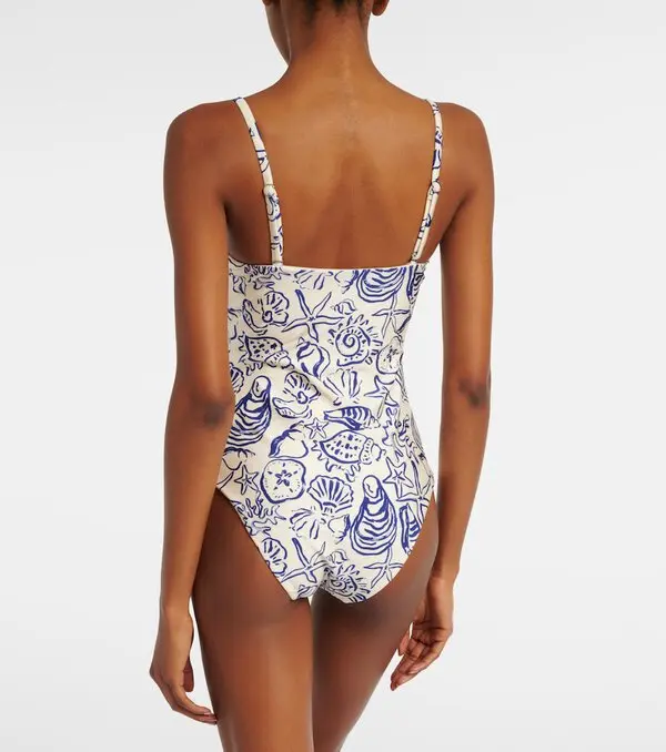 Simkhai Ottilie Printed Swimsuit