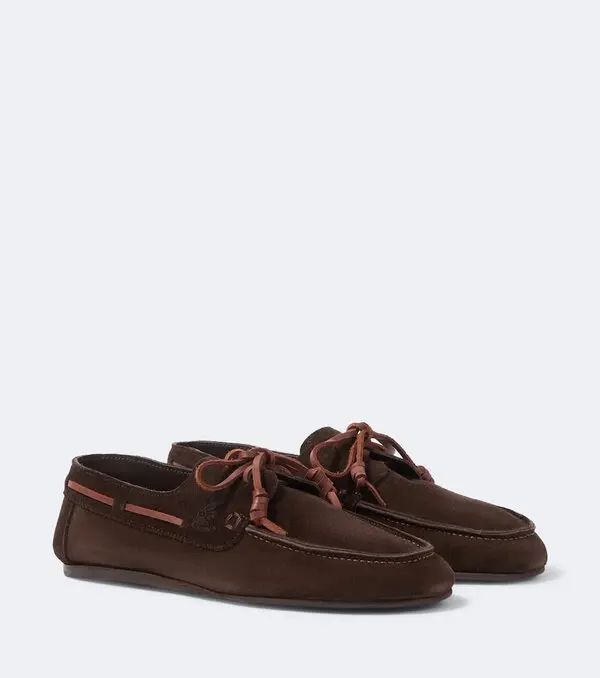 ANCIENT GREEK SANDALS Pliario Boat Shoes - Brown