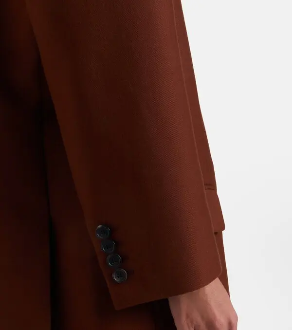 Saint Laurent Double-breasted Cashmere Blazer